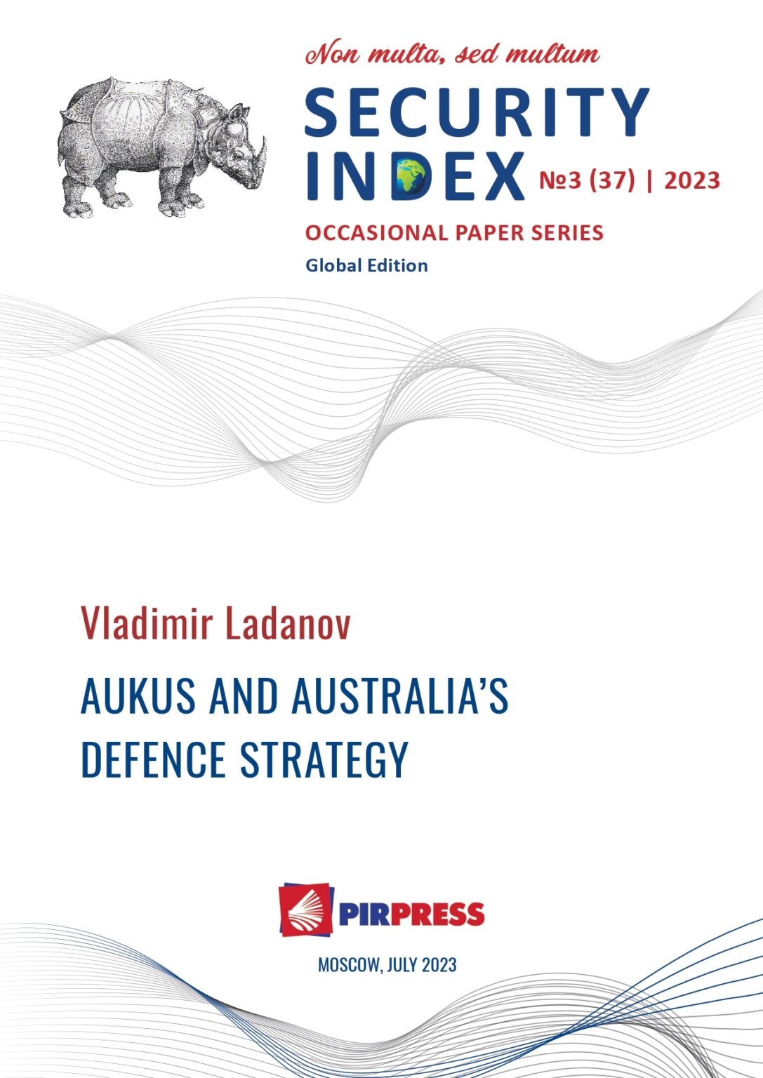 The Security Index Occasional Paper Series came out with the new report ...
